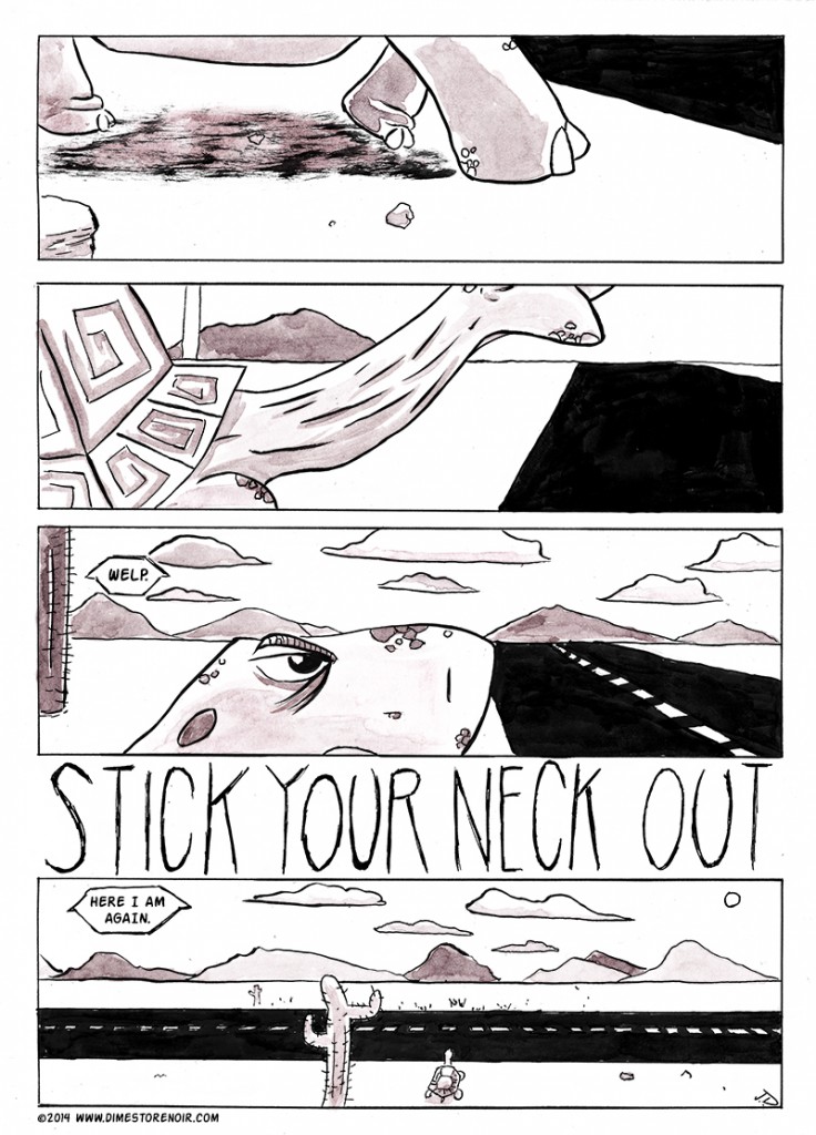 Stick Your Neck Out page 1 – Dime-Store Noir